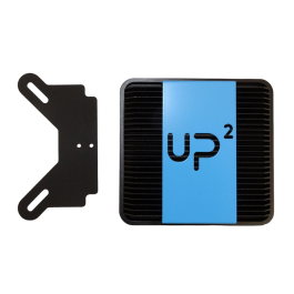 New UP Squared fanless chassis for Atom E39XX CPU with VESA mounting plate